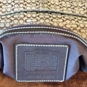 Coach | Bags | Coach Crossbody Two Tone Bag With Leather Accents | Poshmark